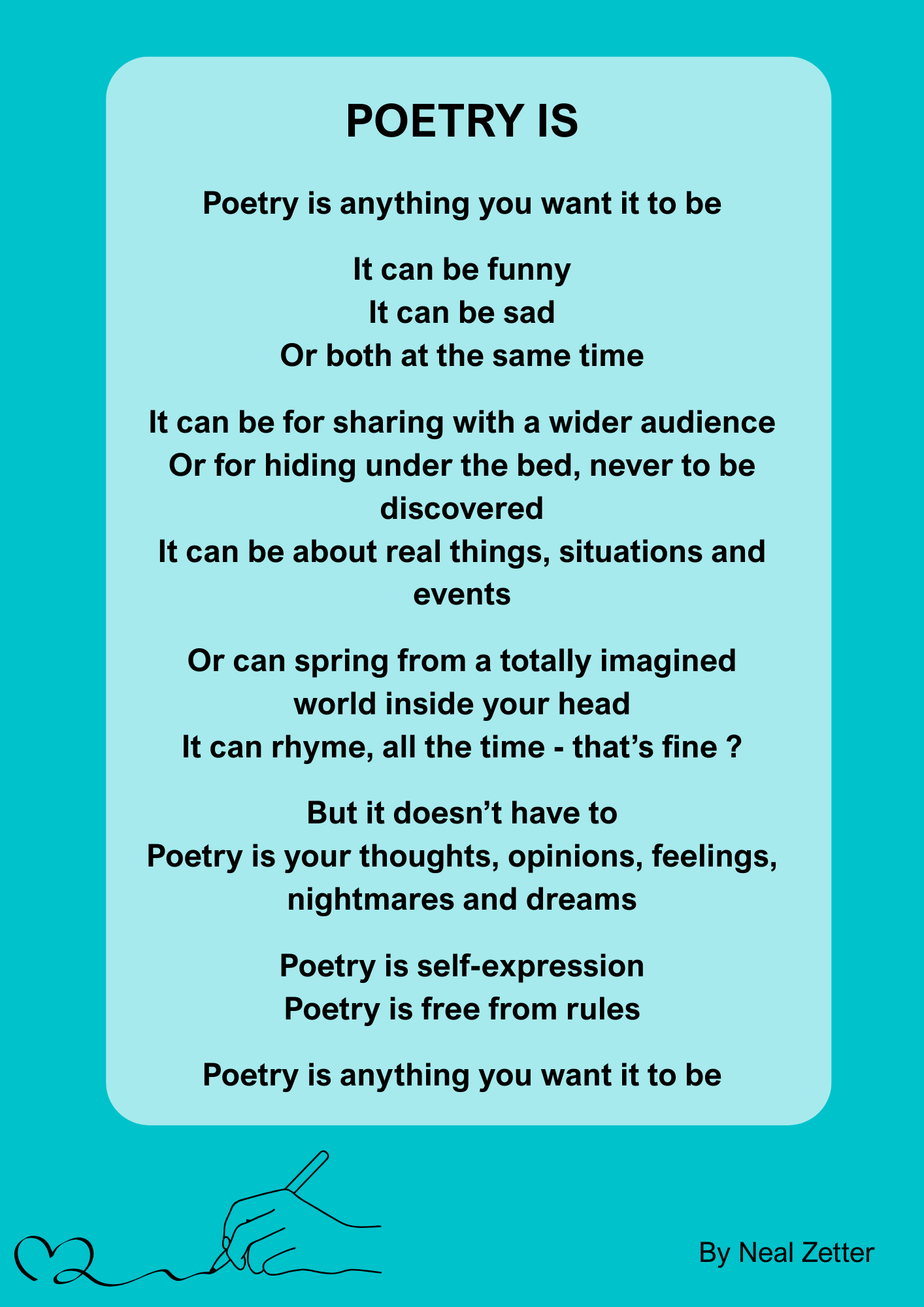 Stuart Low Trust Poetry Corner - Stuart Low Trust